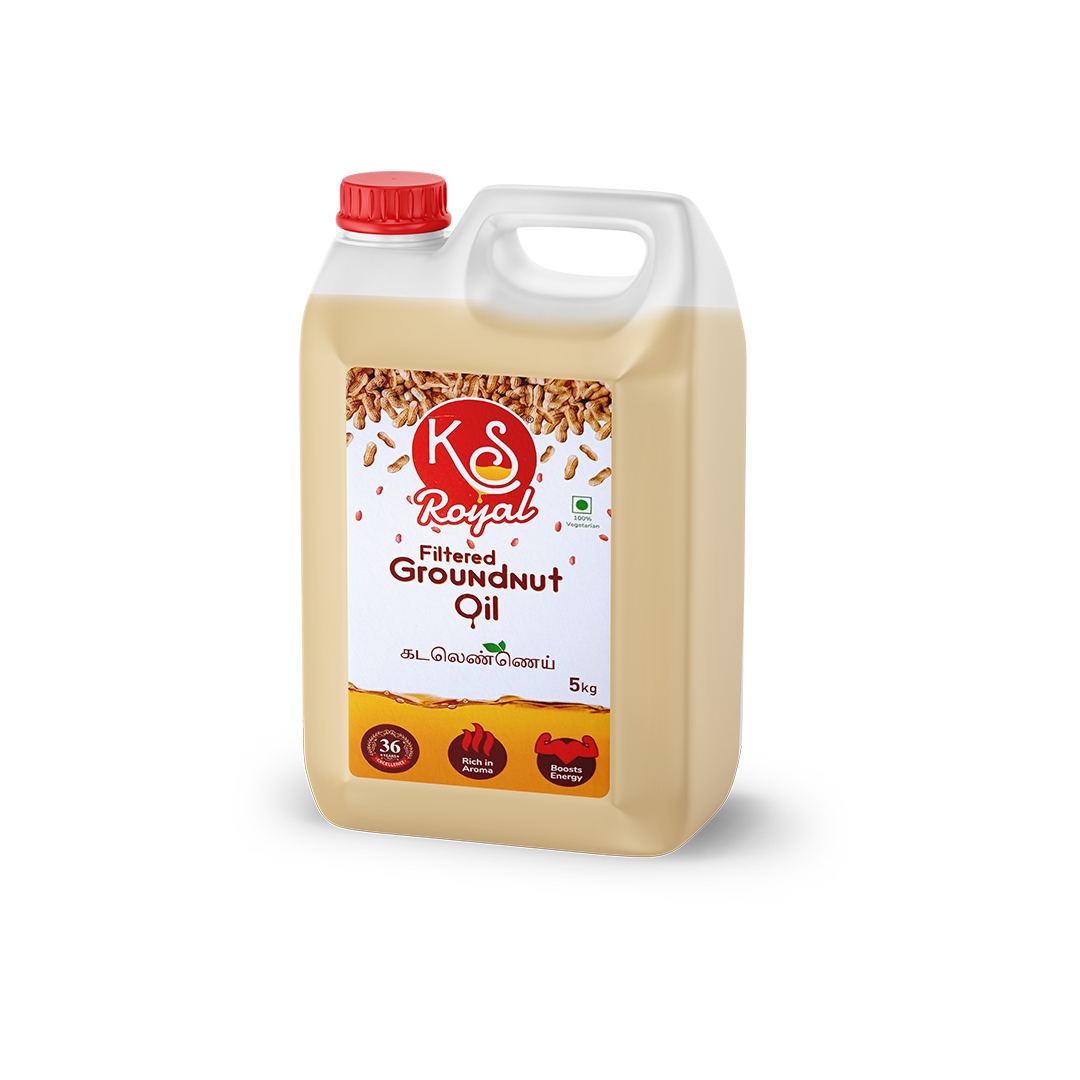 GROUNDNUT OIL 5L CAN KS Royal GROUNDNUT OIL 5L CAN KS Royal